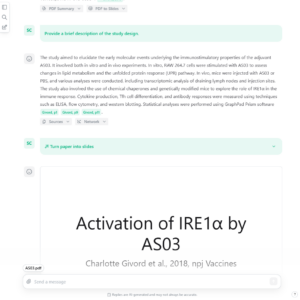 The AI PDF Chatbot - scienceOS